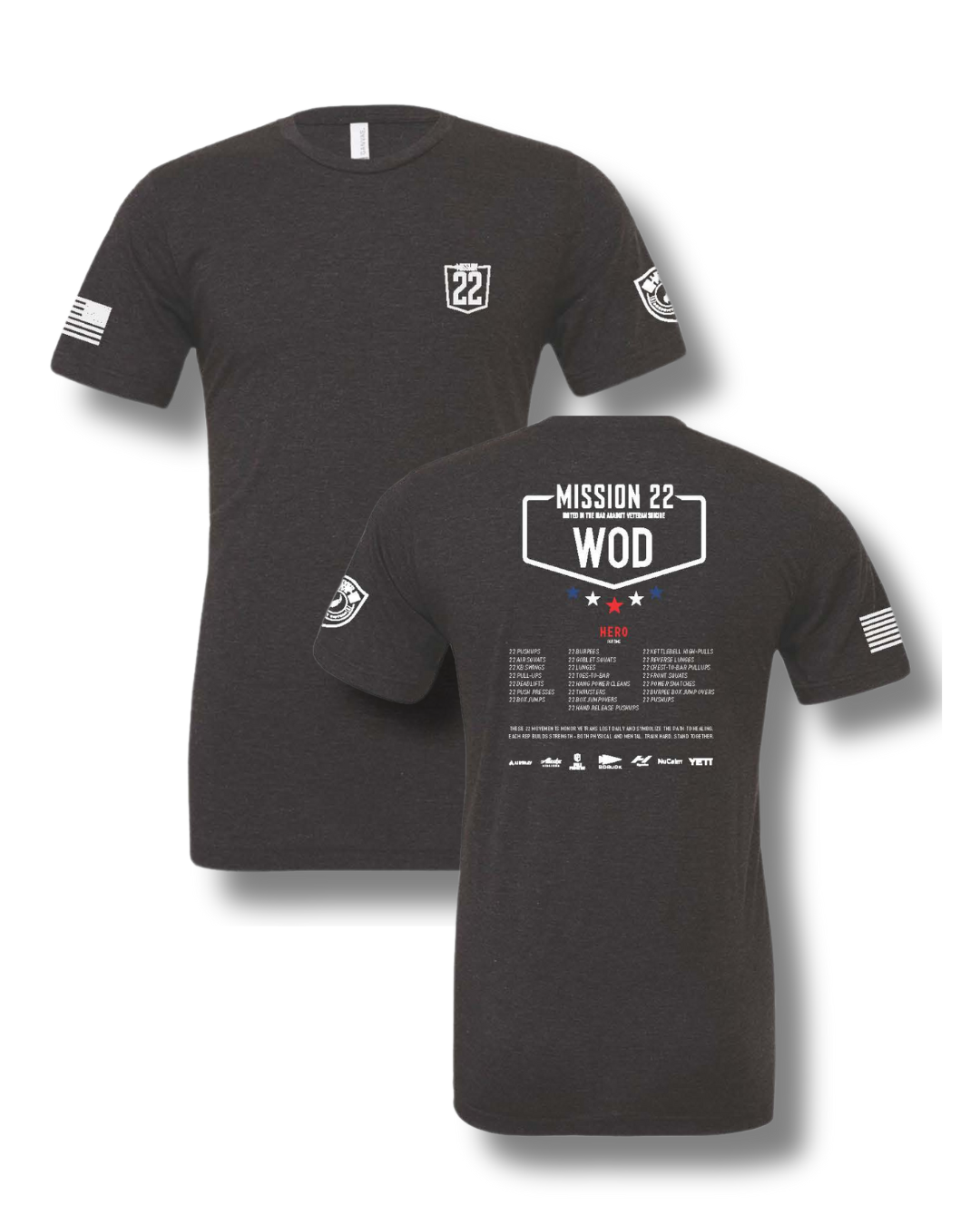 WOD Registration *T-SHIRT – Mission 22
